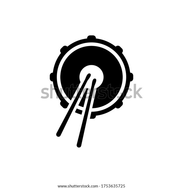 Snare Drum Icon Vector Symbol Template Stock Vector (Royalty Free ...