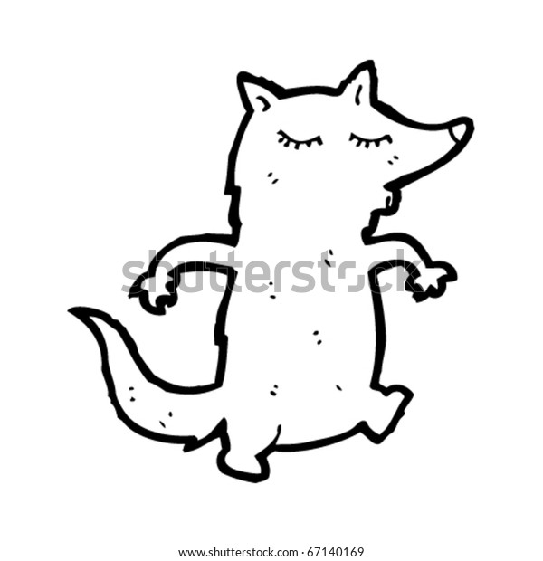 Sneaking Wolf Cartoon Stock Vector (Royalty Free) 67140169 | Shutterstock