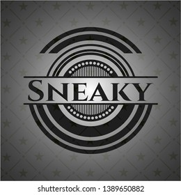 Sneaky Black Badge Vector Illustration Detailed Stock Vector (Royalty ...