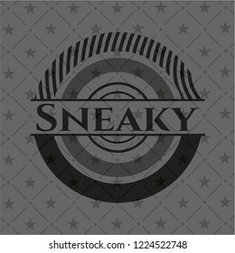 Sneaky Dark Emblem Retro Stock Vector (Royalty Free) 1224522748 ...