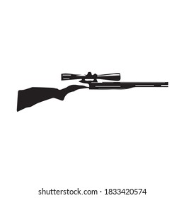 Sniper Rifle Scope Vector Art Stock Vector (Royalty Free) 1833420574 ...