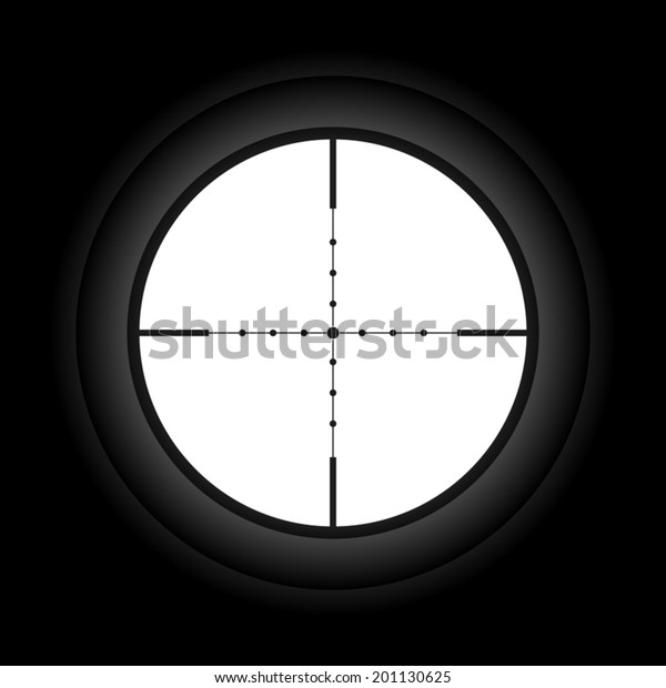 Sniper Scope Cross Hairs Vector Stock Vector (Royalty Free) 201130625 ...