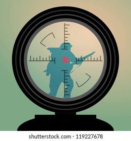Sniper Target Vector Illustration Stock Vector (Royalty Free) 119227678 ...
