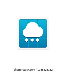 Snow App Icon Stock Vector (Royalty Free) 1188623182 | Shutterstock