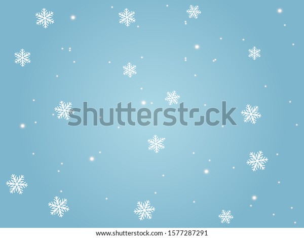 Snow Background Soft Blue Color Sparkle Stock Vector (Royalty Free ...