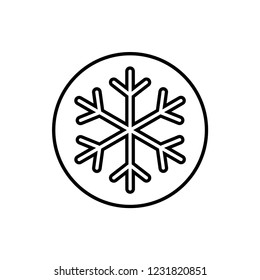 Snow Icon Sign Symbol Vector Illustration Stock Vector (Royalty Free ...
