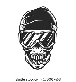 Snow Skiing Skull Vector Illustration: เวกเตอร์สต็อก (ปลอดค่าลิขสิทธิ์ ...