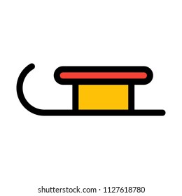 Snow Sledge Carriage Stock Vector (Royalty Free) 1127618780 | Shutterstock