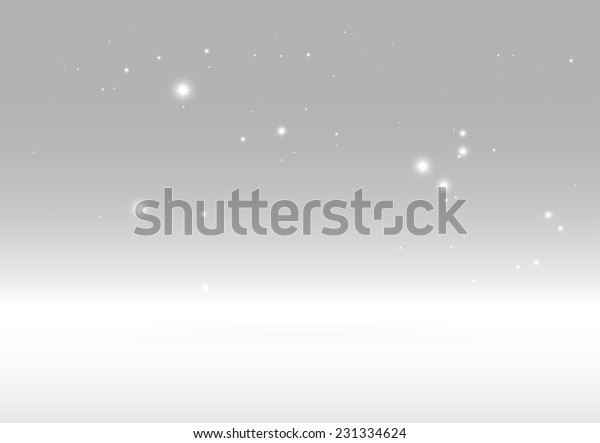 Snow Sparks Background Design Reflective Illustration Stock Vector ...