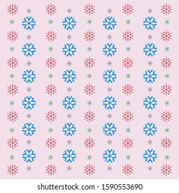Snow Star Background Winter Design Pattern Stock Vector (Royalty Free ...