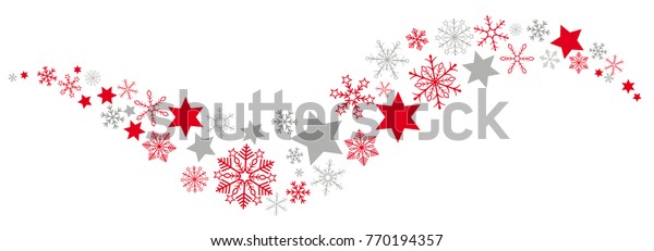 Snow Stars On White Background Eps Stock Vector (Royalty Free ...