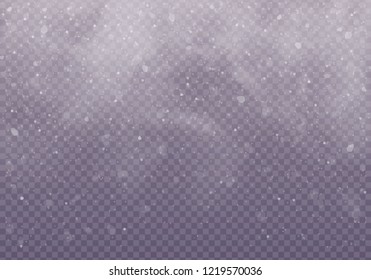 Snow Wind On Transparent Background Snow Stock Vector (Royalty Free ...