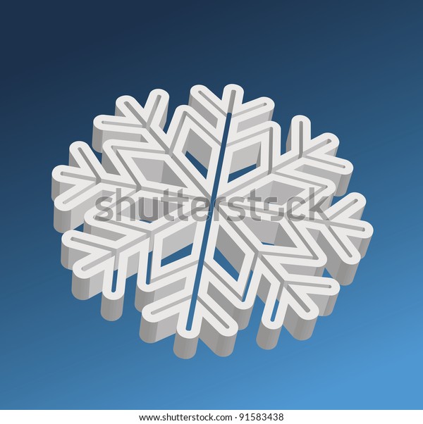 Snowflake Element Design Vector Illustration Stock Vector (Royalty Free ...
