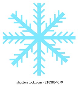 Snowflake Illustrations On White Background Stock Vector (Royalty Free ...