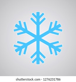 Snowflake Logo Freezer Icon Cold Temperature Stock Vector (Royalty Free ...