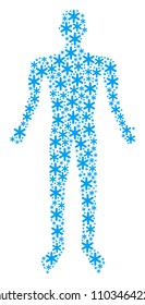 Snowflake Man Avatar Vector Snowflake Icons Stock Vector (Royalty Free ...