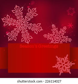 Snowflakes Banner Stock Vector (Royalty Free) 226114027 | Shutterstock