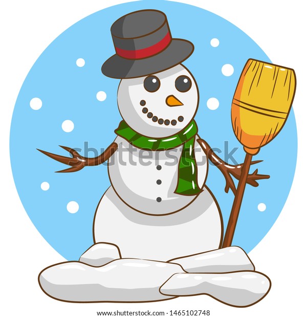 Snowman Vector Graphic Clipart Design Stock Vector (Royalty Free ...