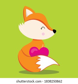 Snuggle Fox Design Vector Illustration Stock Vector (Royalty Free ...