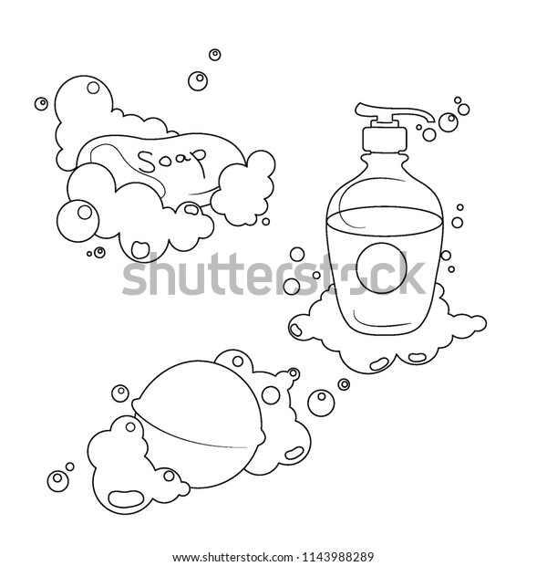 Bath Bomb Coloring Page Coloring Pages