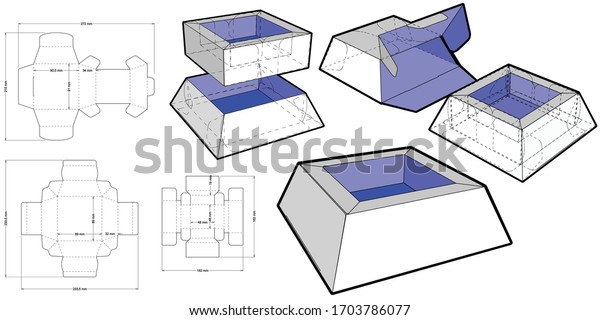 Soap Box Internal Measurement 48 X Stock Vector (Royalty Free ...