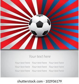 Soccer Ball Card Stock Vector (Royalty Free) 102936179 | Shutterstock