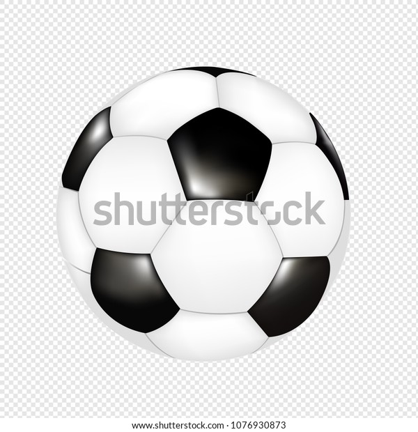 Soccer Ball Isolated Transparent Background Gradient Stock Vector ...
