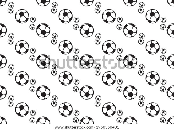 Soccer Ball Seamless Texture Paper Fabric Stock Vector (Royalty Free ...