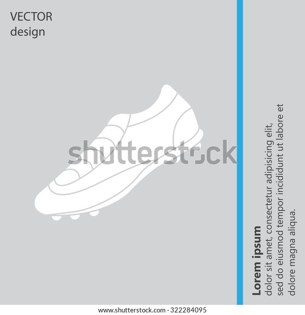 Soccer Boots Label Vector Illustration Stock Vector (Royalty Free ...