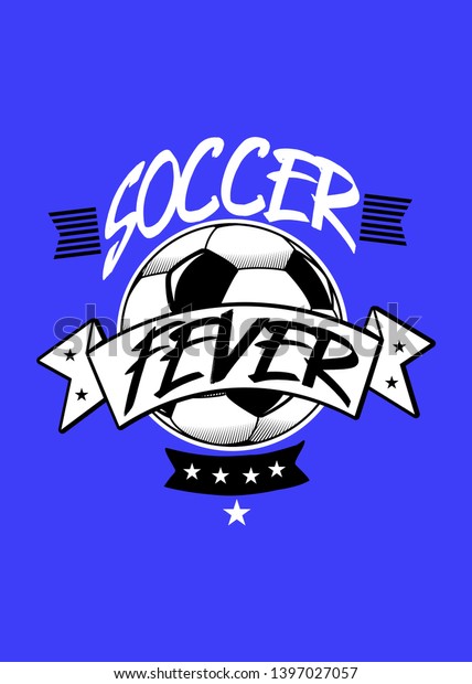 Soccer Fever Icon Badge Vector Colorful Stock Vector (Royalty Free ...