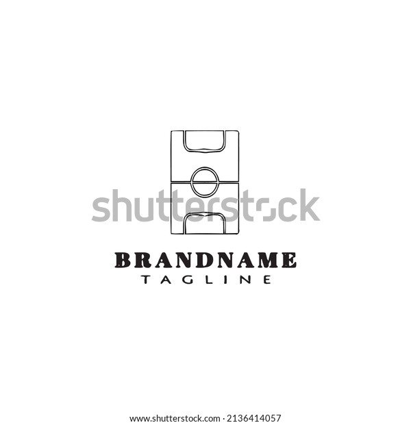 Soccer Field Logo Icon Design Template Stock Vector (Royalty Free ...