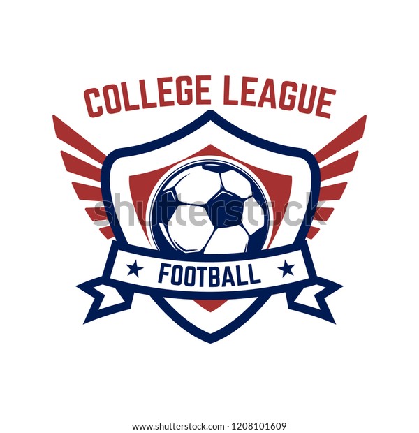 Soccer Football Emblems Design Element Logo 库存矢量图（免版税）1208101609 ...