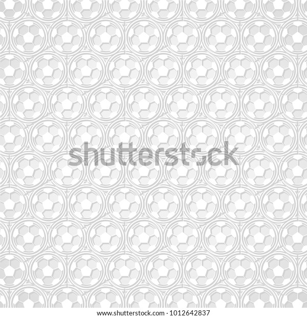 Soccer Football Pattern Background Sport Vector Stock Vector (Royalty ...