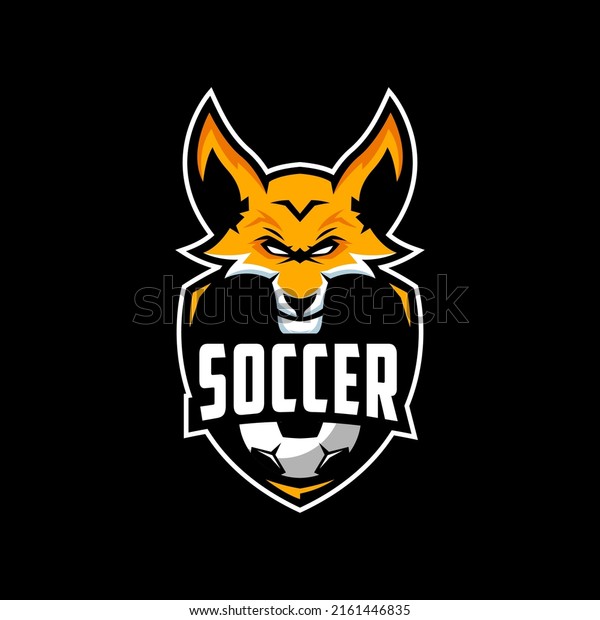 Soccer Fox Logo Design Premium Stock Vector (Royalty Free) 2161446835 ...
