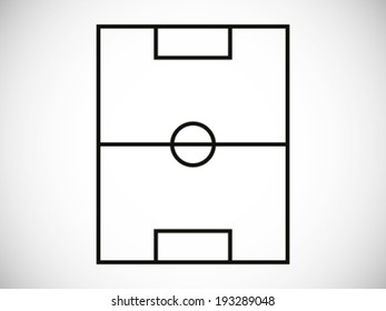 Soccer Line Art Stock Vector (Royalty Free) 193289048 | Shutterstock