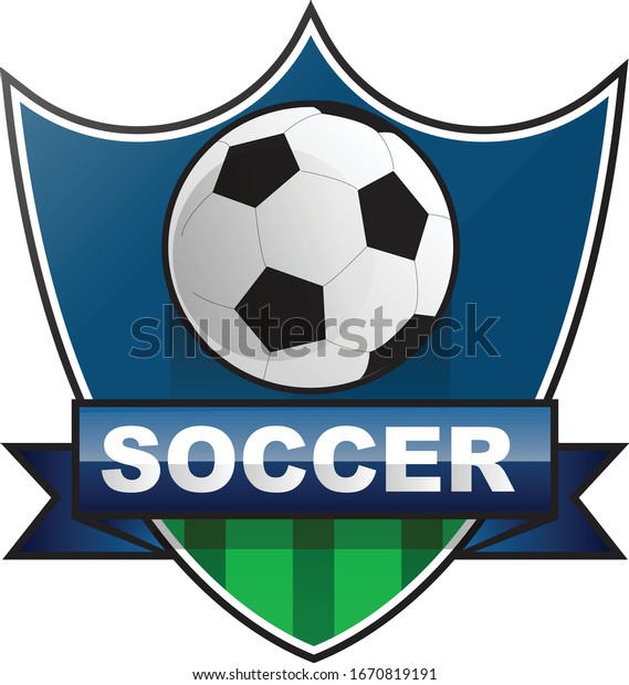 Soccer Logo Icon Vector Illustration: เวกเตอร์สต็อก (ปลอดค่าลิขสิทธิ์ ...