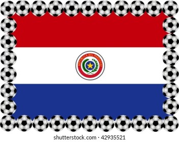 Soccer Paraguay Stock Vector (Royalty Free) 42935521 | Shutterstock