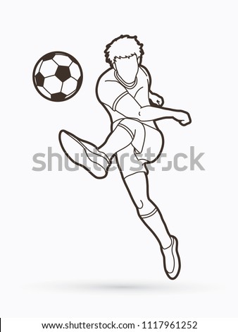 Football Player Outline | Free download on ClipArtMag