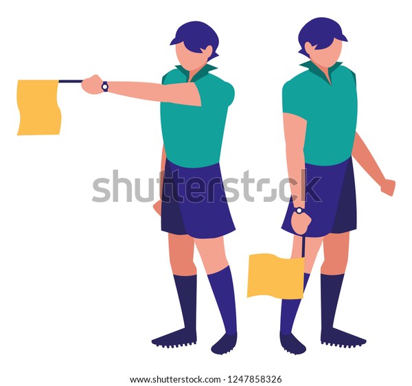 Soccer Referees Design: vector de stock (libre de regalías) 1247858326 ...