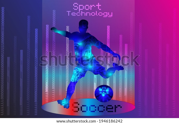 Soccer Sport Background Design Website Landing Stock Vector (Royalty ...