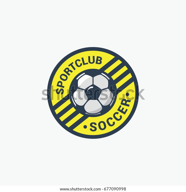 Soccer Sport Circle Logo Vector Stock Vector (Royalty Free) 677090998 ...