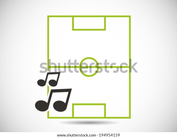 Soccer Stadium Anthem Stock Vector (Royalty Free) 194954159 | Shutterstock