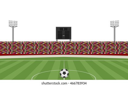 1,266 Cartoon Stadium Crowd Images, Stock Photos & Vectors | Shutterstock