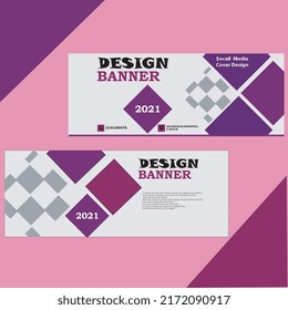 Social Banner Design Design Social Banner Stock Vector (Royalty Free ...