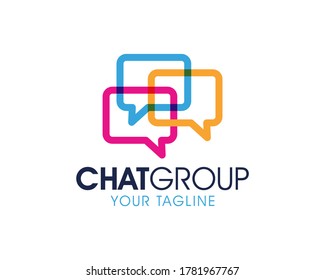 Social Chat Logo Design Vector Stock Vector (Royalty Free) 1781967767 ...