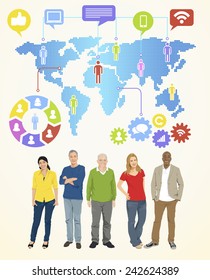 Social Gathering Vector Stock Vector (Royalty Free) 242624389 ...