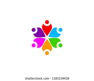 Social Group Logo Design Template Stock Vector (Royalty Free) 1183134418