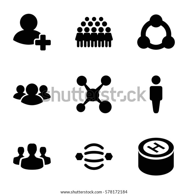 Social Icon Set 9 Social Filled Stock Vector (Royalty Free) 578172184 ...