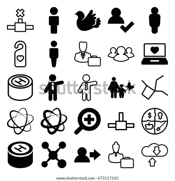 Social Icons Set Set 25 Social Stock Vector (Royalty Free) 673117165 ...