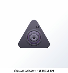 Social Media Camera Icon Logo Design Stock Vector (Royalty Free ...